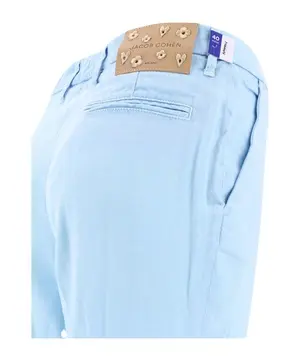 Jacob Cohen Pressed-crease Straight-leg Trousers - Blue