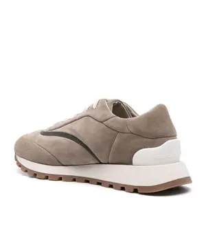 Brunello Cucinelli Panelled Lace-up Sneakers - Multicolor