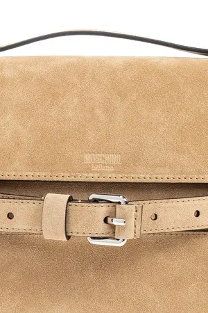 Moschino Tie Me Clutch Bag - Nude