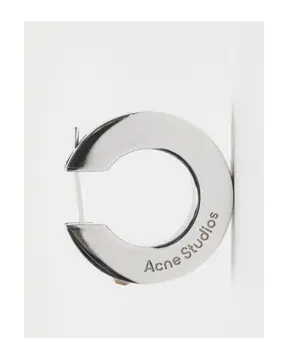 Acne Studios Crystal Hoop Earrings