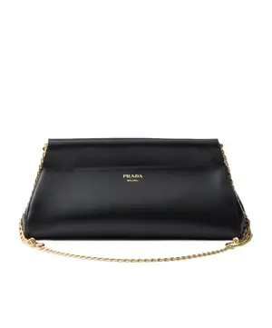 Prada Enchaîné Medium Leather Bag With Chain Straps