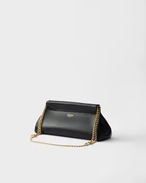 Prada Enchaîné Medium Leather Bag With Chain Straps