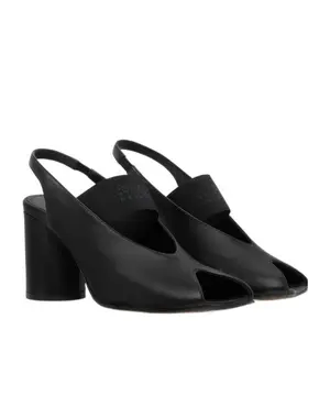 MAISON MARGIELA Open-toe Slingback High-heeled Sandals - Black