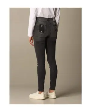 Emporio Armani Slim Fit Jeans In Denim - Black