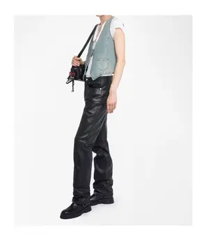 Zadig&Voltaire Sleeveless Embellished Denim Vest