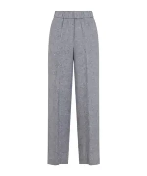 Peserico Elasticated Waist Trousers - Gray