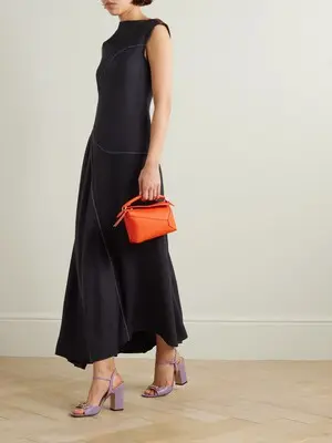 Victoria Beckham Sleeveless Asymmetrical Dress