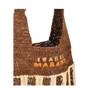 Isabel Marant Étoile Praia Small Shoulder Bag - Brown