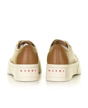 Marni Pablo Lace-up Sneakers - Brown