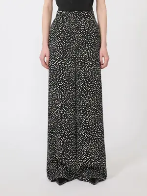 Max Mara Fresco Printed Wide-leg Trousers