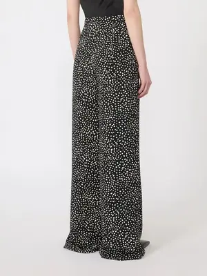 Max Mara Fresco Printed Wide-leg Trousers