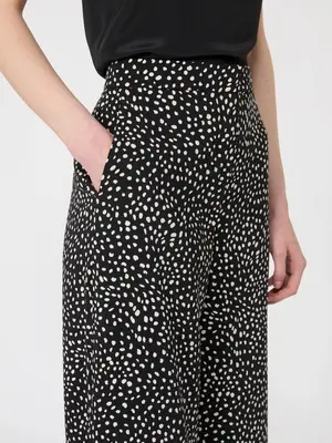 Max Mara Fresco Printed Wide-leg Trousers