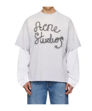 Acne Studios Layered Logo T-shirt