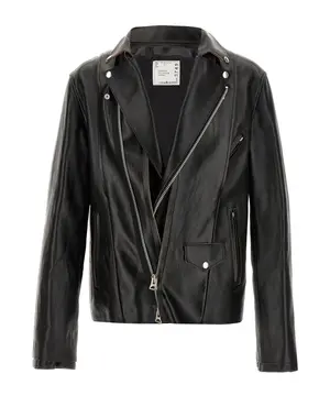 Sacai Leather Biker Jacket