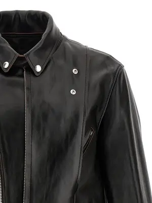 Sacai Leather Biker Jacket
