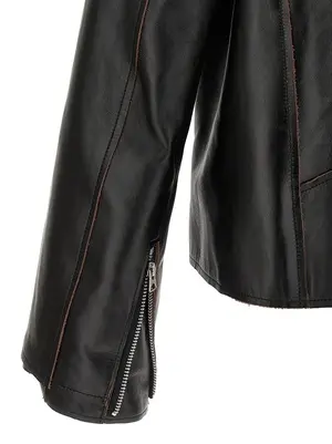 Sacai Leather Biker Jacket