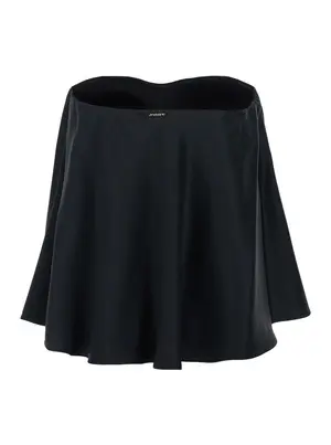 TWINSET Satin Off-the-shoulder Bustier Top