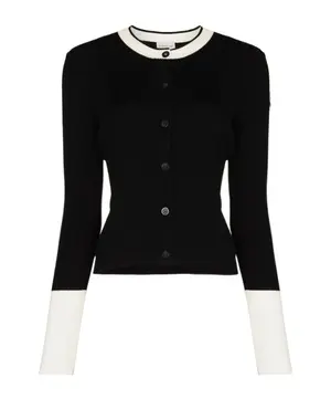 Moncler Ribbed Wool Cardigan
