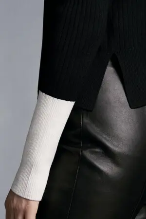 Moncler Ribbed Wool Cardigan
