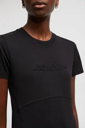 Moncler Logo Patch Crewneck T-shirt