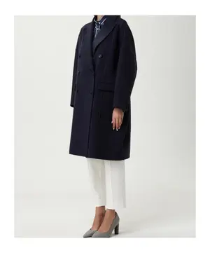 Brunello Cucinelli Double Breasted Long Sleeved Coat - Blue