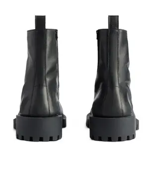 Balenciaga Hummer Lace-up Boots With Charms