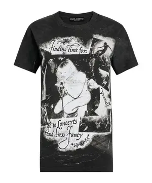Dolce & Gabbana Graphic Print Crewneck T-shirt