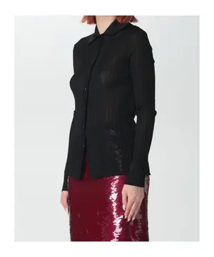 TOM FORD Fine Ribbed Polo Collar Shirt