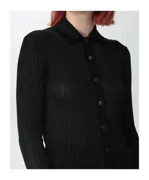 TOM FORD Fine Ribbed Polo Collar Shirt
