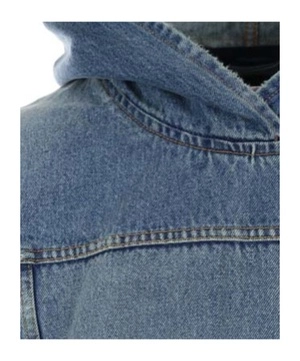 Balenciaga Oversized Hooded Denim Jacket