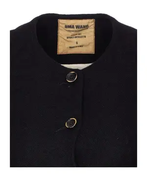 UMA WANG Long Sleeve Casual Jacket With Fringed Edges