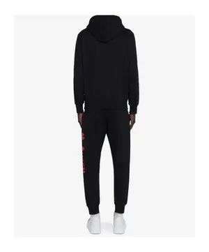 Alexander McQueen Logo Print Drawstring Hoodie