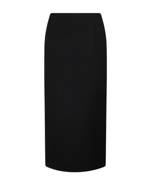 Valentino Garavani Crepe Couture Midi Skirt - Black
