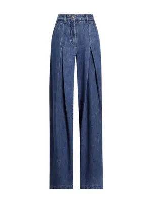 Dolce & Gabbana Inverted Pleat Wide-leg Jeans