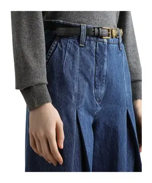 Dolce & Gabbana Inverted Pleat Wide-leg Jeans