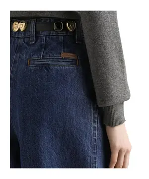 Dolce & Gabbana Inverted Pleat Wide-leg Jeans
