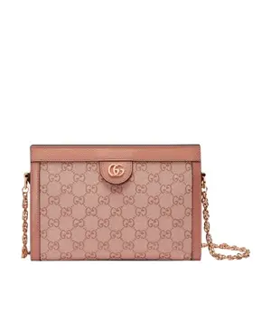 Gucci Ophidia Gg Supreme Shoulder Bag - Pink