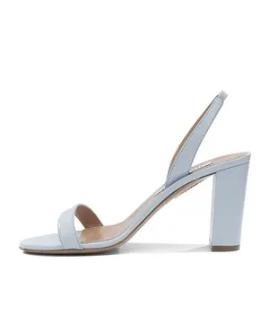 AQUAZZURA Round Toe High Heeled Sandals