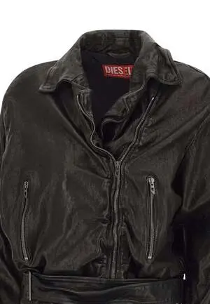 DIESEL® Zip-up Belted Jacket