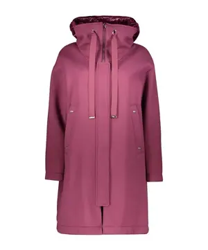 Herno Hooded Zip-up Coat - Pink