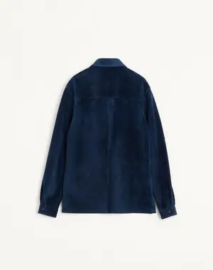 Valentino Garavani Vgold Velour Leather Jacket