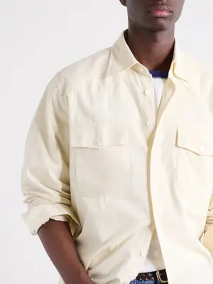 DRAKE'S Cotton-corduroy Shirt