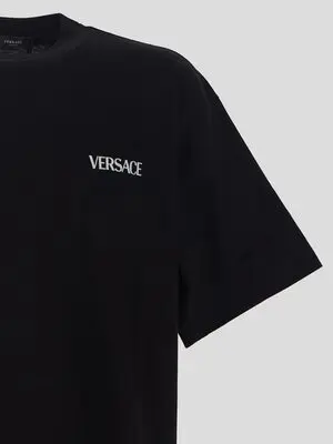 Versace Logo-printed Crewneck T-shirt