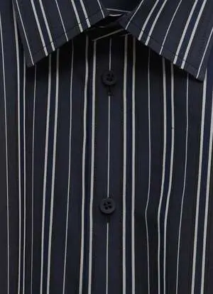 Balenciaga Striped Shirt Dress