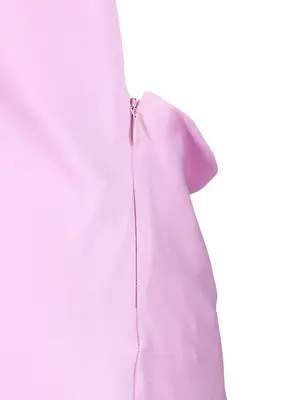Stella McCartney Satin Maxi Gown With Draped Neckline