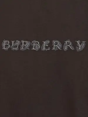 Burberry Logo Detailed Crewneck T-shirt
