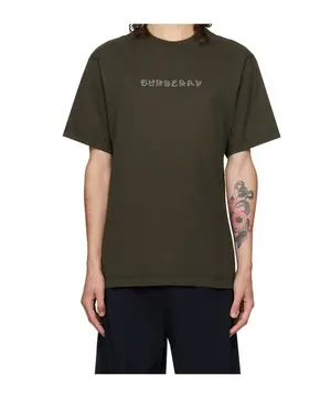 Burberry Logo Detailed Crewneck T-shirt