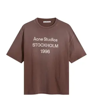 Acne Studios Logo Printed Crewneck T-shirt - No