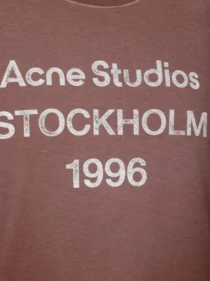 Acne Studios Logo Printed Crewneck T-shirt - No