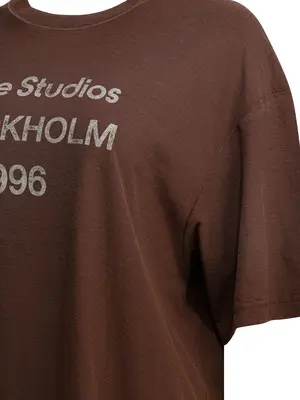 Acne Studios Logo Printed Crewneck T-shirt - No